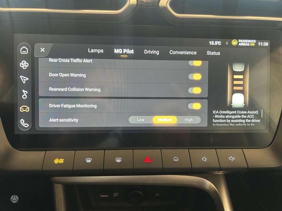 Pelēks MG ZS 2025 Šauļi, ar dzinēja tilpumu 1.50 L un nobraukumu 21 tūkst. km par 22750 €, foto 27 vietnē AUTOMOTO.COM.LV