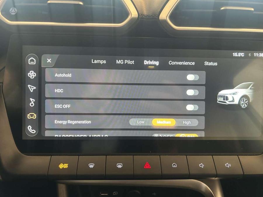 Pelēks MG ZS 2025 Šauļi, ar dzinēja tilpumu 1.50 L un nobraukumu 21 tūkst. km par 22750 €, foto 28 vietnē AUTOMOTO.COM.LV