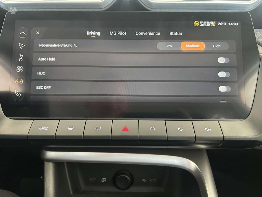 Grey MG ZS 2026 in Siauliai, with an engine capacity of 1.50 L and mileage of 0 thousand km for 23490 €, photo 22 on AUTOMOTO.COM.LV