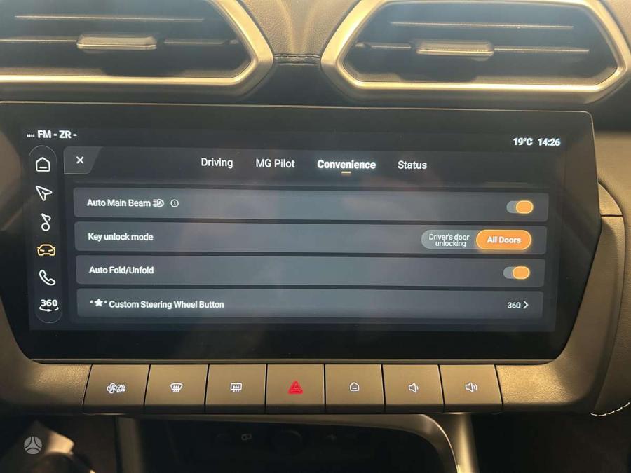 Pelēks MG ZS 2026 Šauļi, ar dzinēja tilpumu 1.50 L un nobraukumu 0 tūkst. km par 26390 €, foto 30 vietnē AUTOMOTO.COM.LV