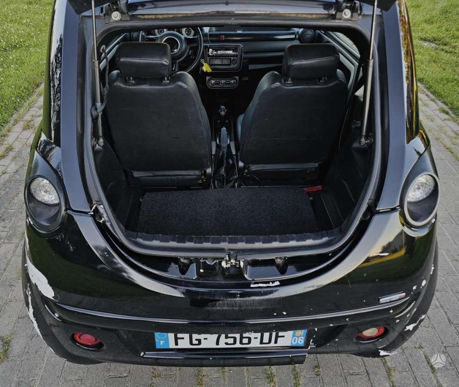 Melns Microcar DUE 2019 Klaipėda, ar dzinēja tilpumu 0.48 L un nobraukumu 78 tūkst. km par 4400 €, foto 18 vietnē AUTOMOTO.COM.LV