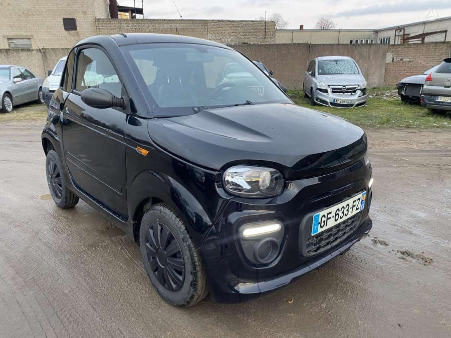 Black Microcar DUE 2022 in Taurage, with an engine capacity of 0.50 L and mileage of 29 thousand km for 5699 €, photo 1 on AUTOMOTO.COM.LV