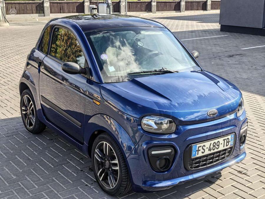 Blue Microcar DUE 2020 in Taurage, with an engine capacity of 0.50 L and mileage of 33 thousand km for 6200 €, photo 6 on AUTOMOTO.COM.LV