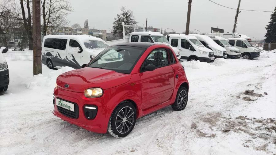 Red Microcar DUE 2024 in Klaipeda, with an engine capacity of 0.50 L and mileage of 4 thousand km for 10990 €, photo 1 on AUTOMOTO.COM.LV