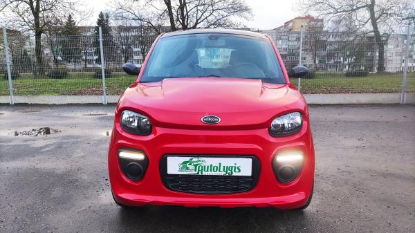 Sarkans Microcar DUE 2024 Klaipėda, ar dzinēja tilpumu 0.50 L un nobraukumu 4 tūkst. km par 10990 €, foto 2 vietnē AUTOMOTO.COM.LV