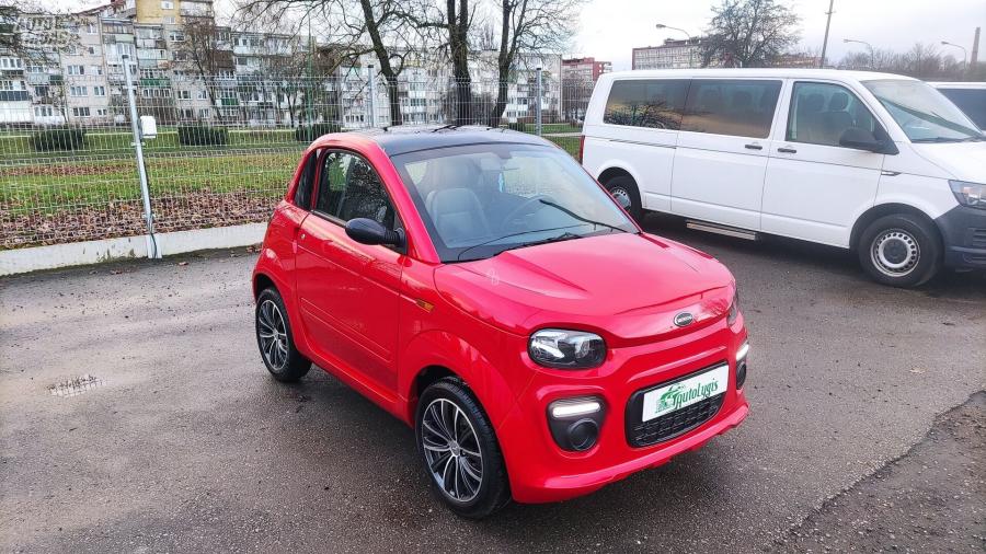 Red Microcar DUE 2024 in Klaipeda, with an engine capacity of 0.50 L and mileage of 4 thousand km for 10990 €, photo 5 on AUTOMOTO.COM.LV