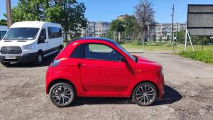 Sarkans Microcar DUE 2024 Klaipėda, ar dzinēja tilpumu 0.50 L un nobraukumu 4 tūkst. km par 10490 €, foto  vietnē AUTOMOTO.COM.LV