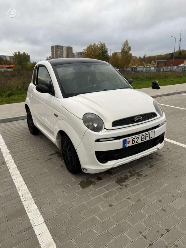 White Microcar DUE 2018 in Alytus, with an engine capacity of 0.00 L and mileage of 42 thousand km for 4500 €, photo 1 on AUTOMOTO.COM.LV