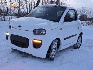 White Microcar DUE 2022 in Siauliai, with an engine capacity of 0.50 L and mileage of 12 thousand km for 7250 €, photo  on AUTOMOTO.COM.LV