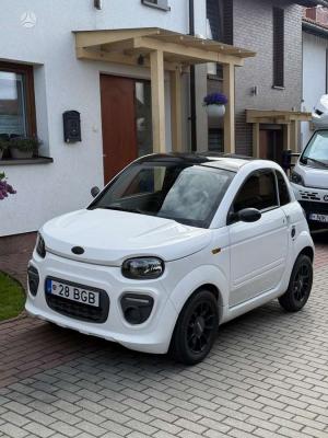 White Microcar DUE 2022 in Klaipeda, with an engine capacity of 0.50 L and mileage of 27 thousand km for 6900 €, photo  on AUTOMOTO.COM.LV