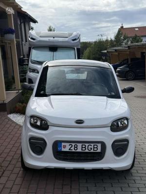 White Microcar DUE 2022 in Klaipeda, with an engine capacity of 0.50 L and mileage of 27 thousand km for 6900 €, photo 3 on AUTOMOTO.COM.LV