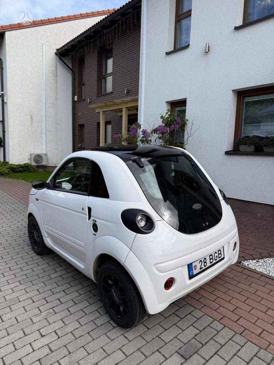White Microcar DUE 2022 in Klaipeda, with an engine capacity of 0.50 L and mileage of 27 thousand km for 6900 €, photo 4 on AUTOMOTO.COM.LV