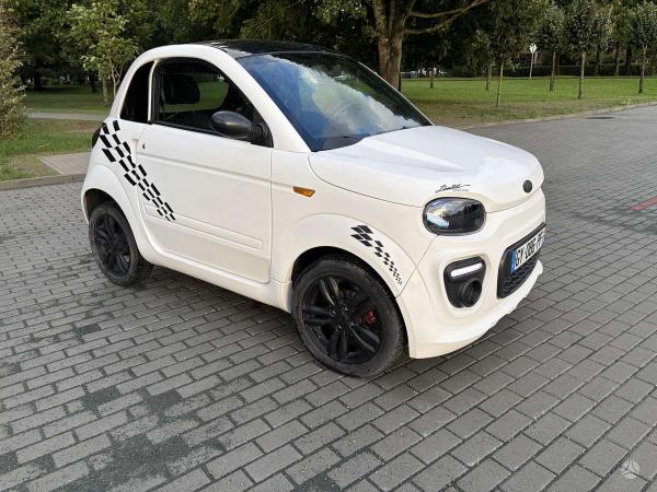 White Microcar DUE 2024 in Gargzdai, with an engine capacity of 0.48 L and mileage of 2 thousand km for 8999 €, photo 8 on AUTOMOTO.COM.LV