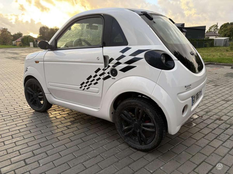 White Microcar DUE 2024 in Gargzdai, with an engine capacity of 0.48 L and mileage of 2 thousand km for 8999 €, photo 12 on AUTOMOTO.COM.LV