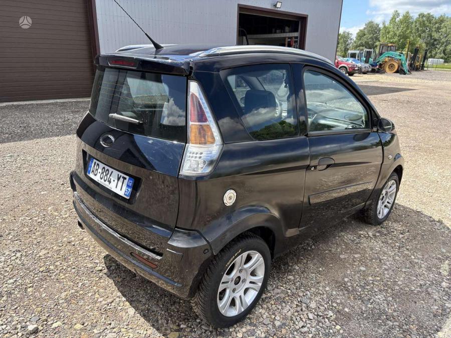 Melns Microcar Mgo 2009 Kelmė, ar dzinēja tilpumu 0.52 L un nobraukumu 59 tūkst. km par 1900 €, foto 4 vietnē AUTOMOTO.COM.LV