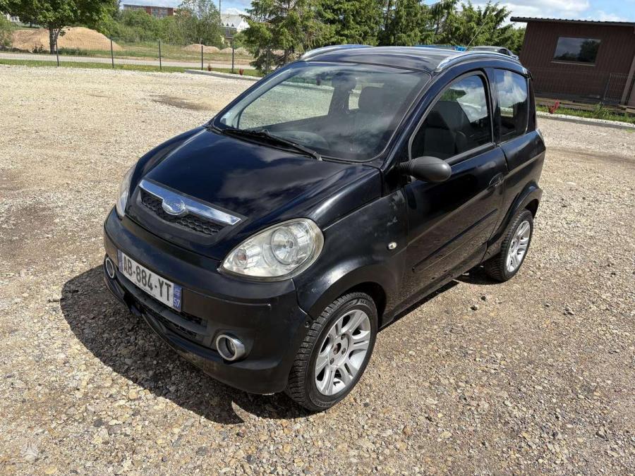 Melns Microcar Mgo 2009 Kelmė, ar dzinēja tilpumu 0.52 L un nobraukumu 59 tūkst. km par 1900 €, foto 8 vietnē AUTOMOTO.COM.LV