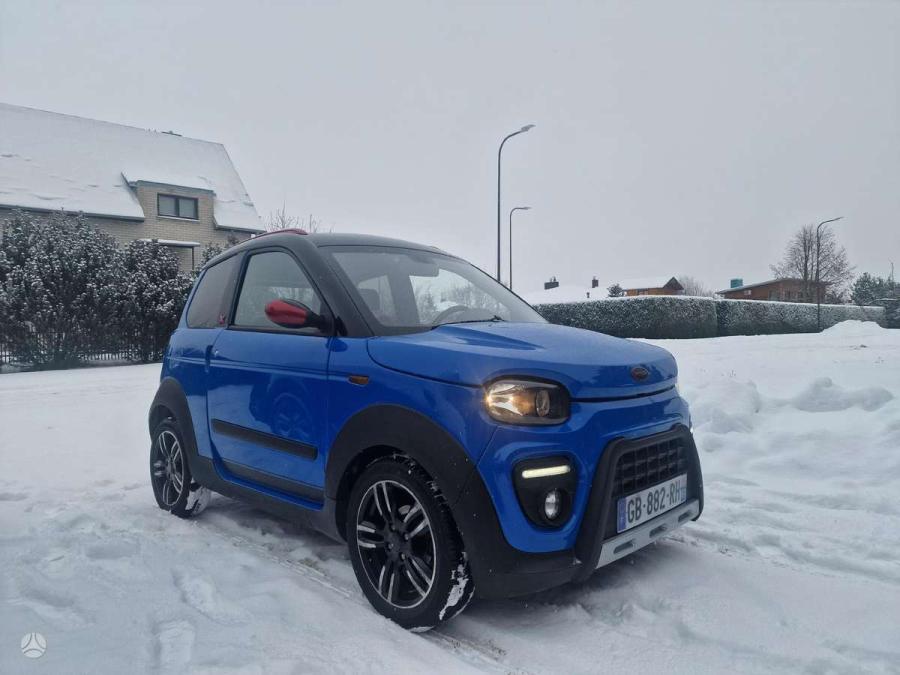 Blue Microcar Mgo 2021 in Kaunas, with an engine capacity of 0.48 L and mileage of 13 thousand km for 7900 €, photo 4 on AUTOMOTO.COM.LV