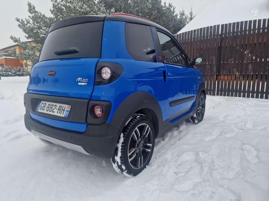 Blue Microcar Mgo 2021 in Kaunas, with an engine capacity of 0.48 L and mileage of 13 thousand km for 7900 €, photo 5 on AUTOMOTO.COM.LV