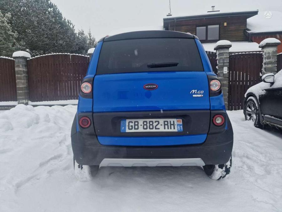 Blue Microcar Mgo 2021 in Kaunas, with an engine capacity of 0.48 L and mileage of 13 thousand km for 7900 €, photo 6 on AUTOMOTO.COM.LV