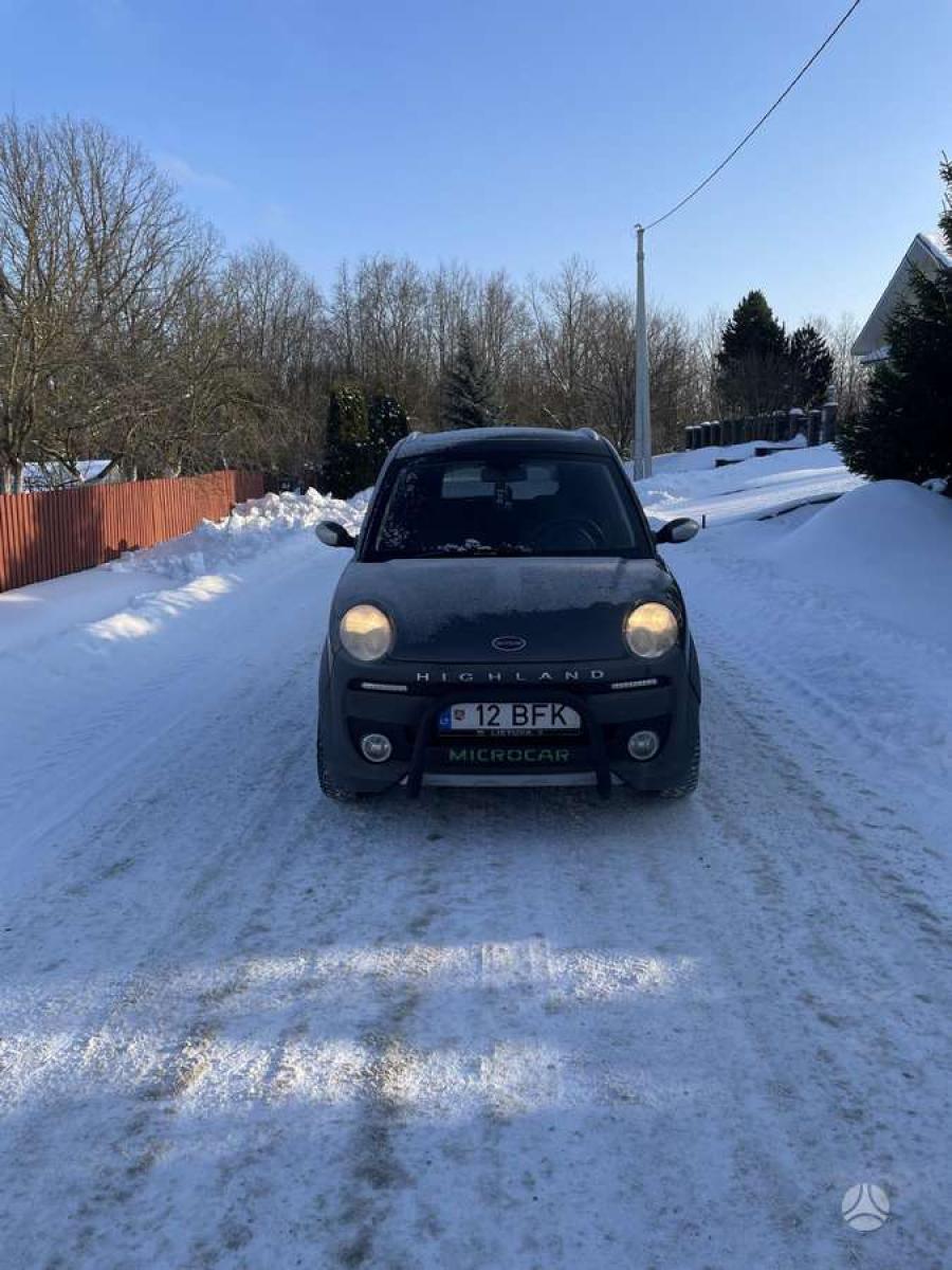 Brūns Microcar Mgo 2015 Jonava, ar dzinēja tilpumu 0.50 L un nobraukumu 30 tūkst. km par 6100 €, foto 1 vietnē AUTOMOTO.COM.LV