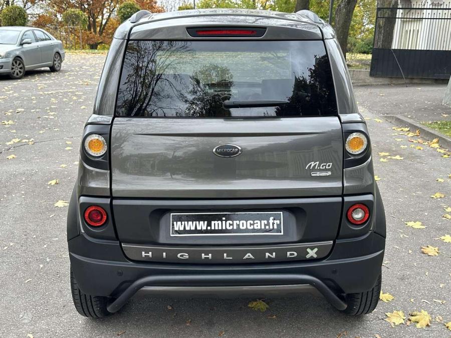Grey Microcar Mgo 2016 in Taurage, with an engine capacity of 0.50 L and mileage of 36 thousand km for 5700 €, photo 6 on AUTOMOTO.COM.LV