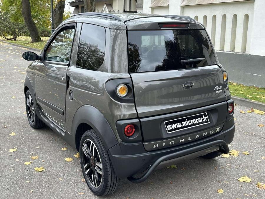 Grey Microcar Mgo 2016 in Taurage, with an engine capacity of 0.50 L and mileage of 36 thousand km for 5700 €, photo 7 on AUTOMOTO.COM.LV