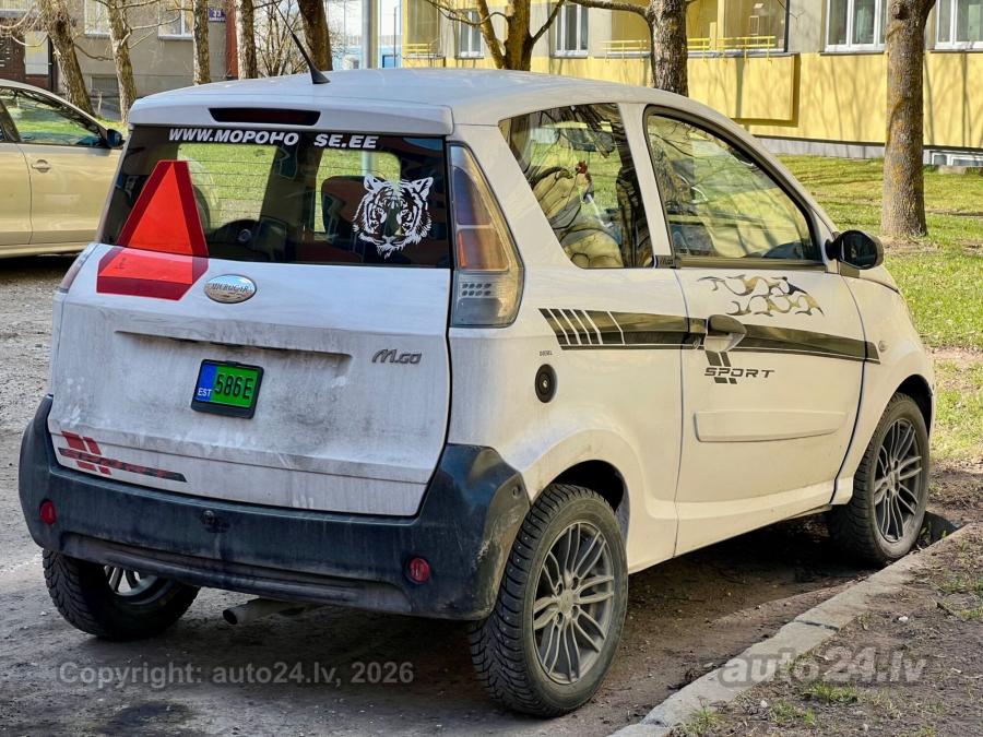 Microcar M.GO 2011 in Tallinn, with an engine capacity of 0.51 L and mileage of 41 thousand km for 2990 €, photo 5 on AUTOMOTO.COM.LV