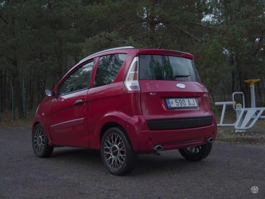 Red Microcar Mgo 2013 in Vilnius, with an engine capacity of 0.51 L and mileage of 55 thousand km for 6000 €, photo 6 on AUTOMOTO.COM.LV