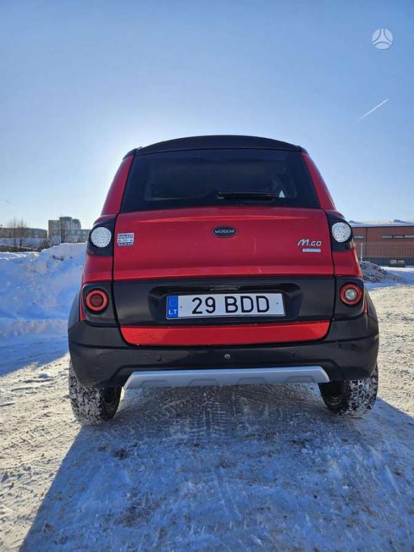 Sarkans Microcar Mgo 2020 Telšiai, ar dzinēja tilpumu 0.00 L un nobraukumu 19 tūkst. km par 6200 €, foto 2 vietnē AUTOMOTO.COM.LV