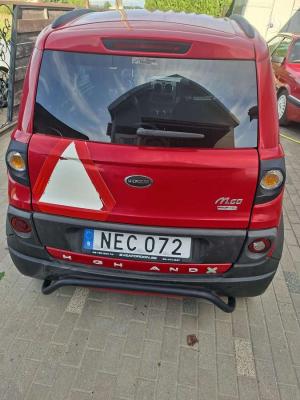 Red Microcar Mgo 2016 in Kretinga, with an engine capacity of 0.48 L and mileage of 77 thousand km for 4500 €, photo 3 on AUTOMOTO.COM.LV