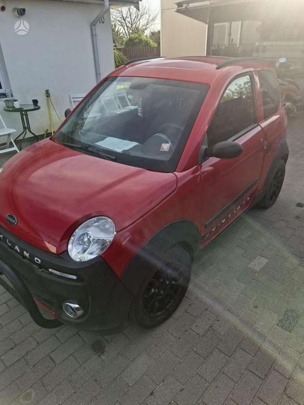 Red Microcar Mgo 2016 in Kretinga, with an engine capacity of 0.48 L and mileage of 77 thousand km for 4500 €, photo 4 on AUTOMOTO.COM.LV