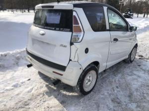 White Microcar Mgo 2010 in Kaunas, with an engine capacity of 0.51 L and mileage of 84 thousand km for 2750 €, photo 5 on AUTOMOTO.COM.LV