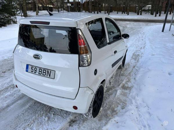 White Microcar Mgo 2012 in Kaunas, with an engine capacity of 0.51 L and mileage of 80 thousand km for 3250 €, photo 5 on AUTOMOTO.COM.LV
