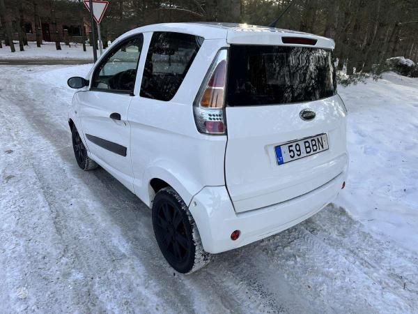 White Microcar Mgo 2012 in Kaunas, with an engine capacity of 0.51 L and mileage of 80 thousand km for 3250 €, photo 7 on AUTOMOTO.COM.LV