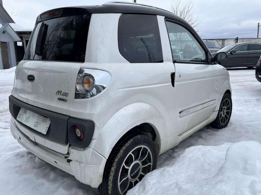 White Microcar Mgo 2017 in Taurage, with an engine capacity of 0.48 L and mileage of 46 thousand km for 3700 €, photo 5 on AUTOMOTO.COM.LV