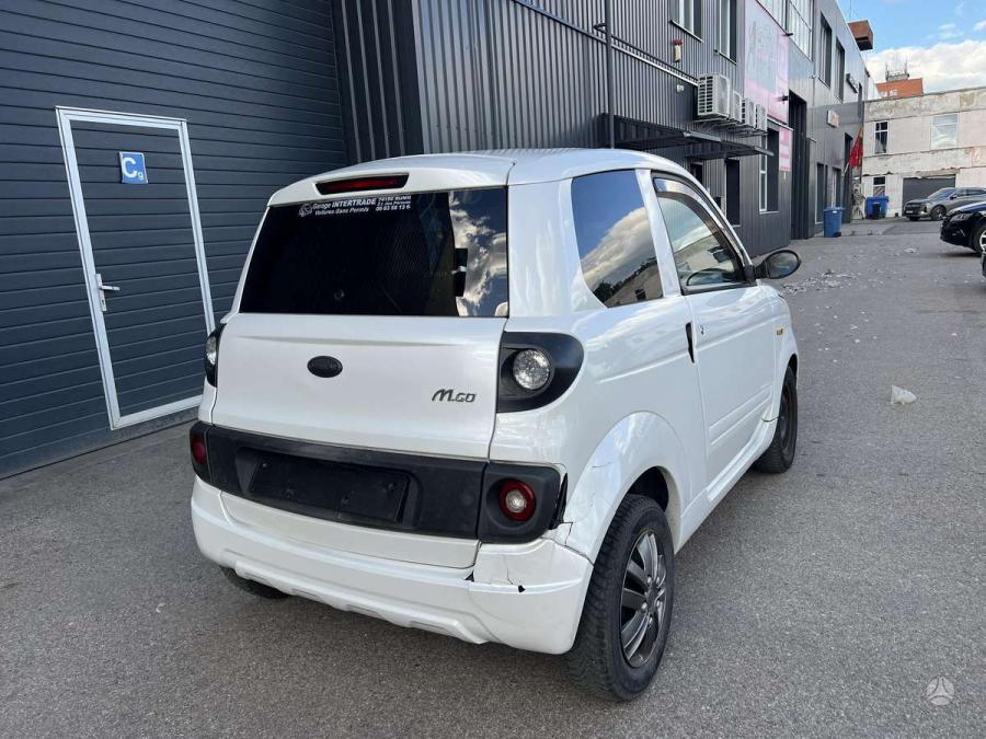 White Microcar Mgo 2018 in Alytus, with an engine capacity of 0.50 L and mileage of 95 thousand km for 3950 €, photo 7 on AUTOMOTO.COM.LV