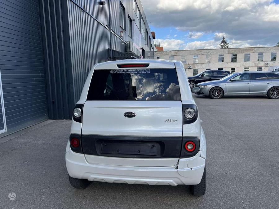 White Microcar Mgo 2018 in Alytus, with an engine capacity of 0.50 L and mileage of 95 thousand km for 3950 €, photo 8 on AUTOMOTO.COM.LV