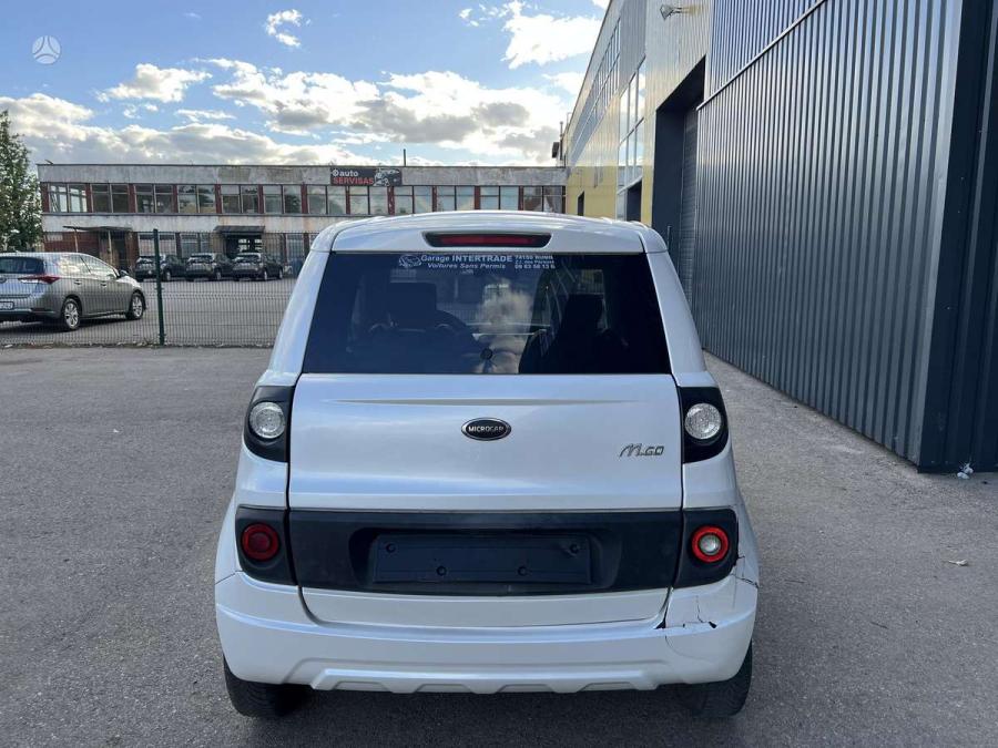 White Microcar Mgo 2018 in Alytus, with an engine capacity of 0.50 L and mileage of 95 thousand km for 3950 €, photo 9 on AUTOMOTO.COM.LV