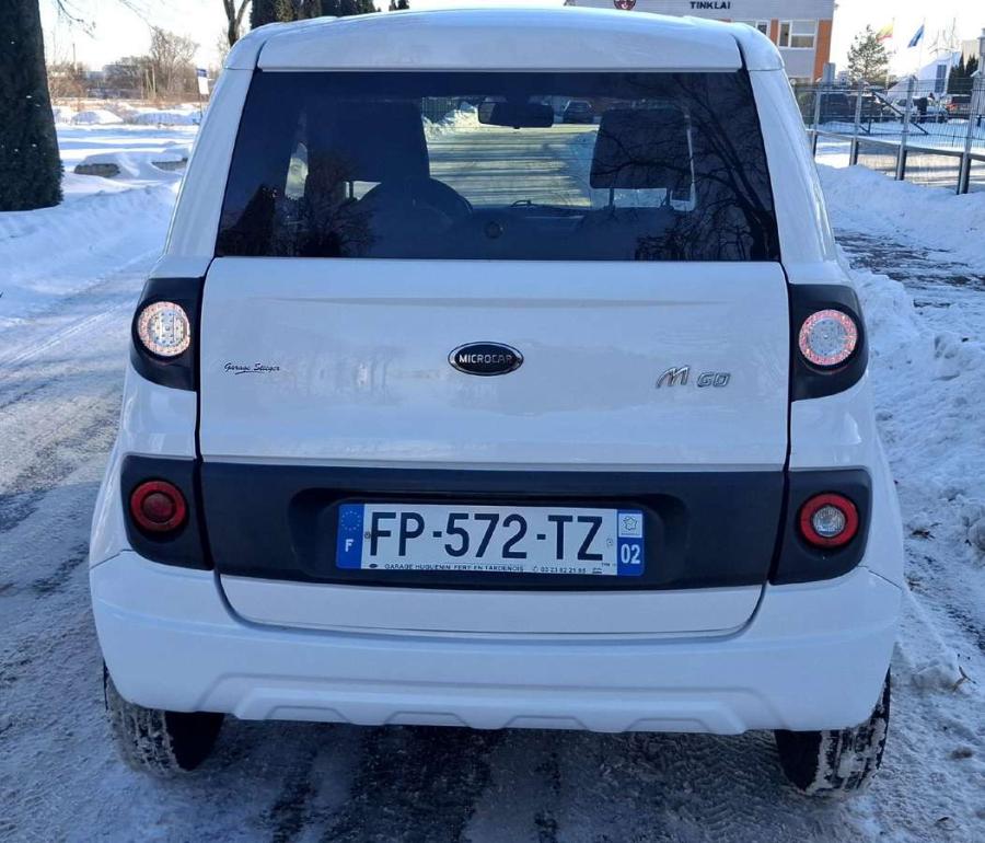 Balts Microcar Mgo 2020 Tauragė, ar dzinēja tilpumu 0.50 L un nobraukumu 29 tūkst. km par 5700 €, foto 8 vietnē AUTOMOTO.COM.LV