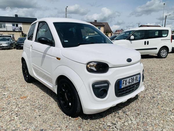 White Microcar Mgo 2021 in Taurage, with an engine capacity of 0.50 L and mileage of 41 thousand km for 5700 €, photo 2 on AUTOMOTO.COM.LV