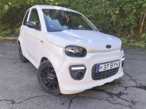 White Microcar Mgo 2021 in Kaunas, with an engine capacity of 0.00 L and mileage of 28 thousand km for 7999 €, photo  on AUTOMOTO.COM.LV