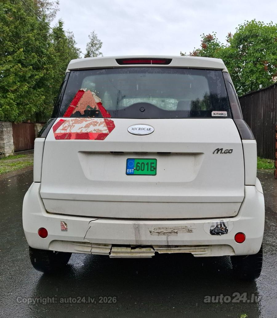 Balts Microcar M.GO 2011 Tallina, ar dzinēja tilpumu 0.51 L un nobraukumu 0 tūkst. km par 1700 €, foto 6 vietnē AUTOMOTO.COM.LV