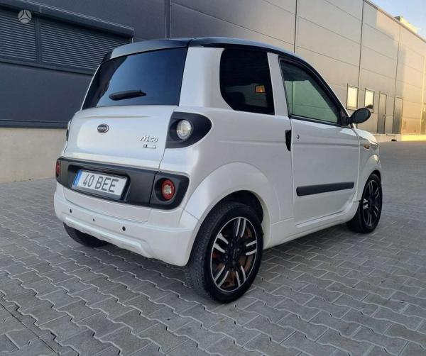 White Microcar Mgo 2023 in Siauliai, with an engine capacity of 0.48 L and mileage of 16 thousand km for 7900 €, photo 7 on AUTOMOTO.COM.LV
