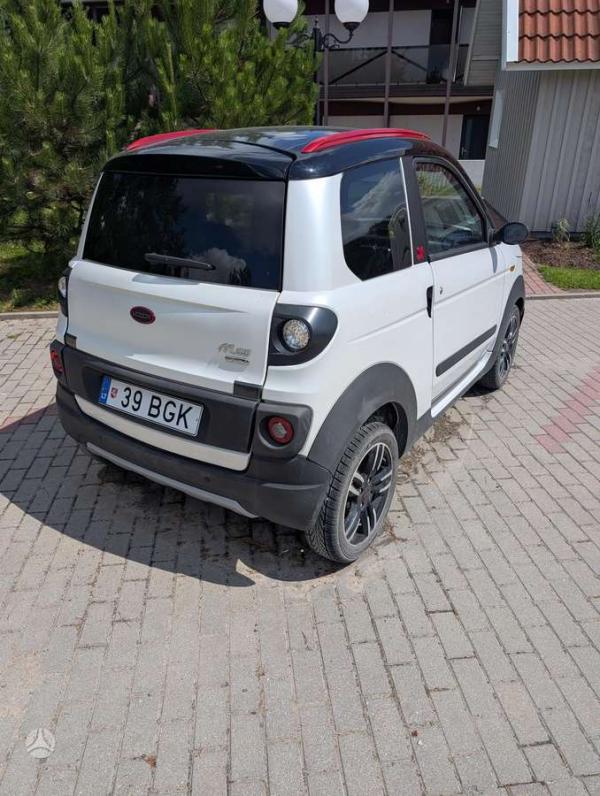 White Microcar Mgo 2021 in Klaipeda, with an engine capacity of 0.00 L and mileage of 24 thousand km for 7400 €, photo 1 on AUTOMOTO.COM.LV