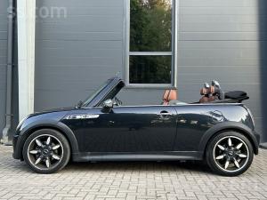 Blue MINI Cabrio 2008 in Talsi, with an engine capacity of 1.60 L and mileage of 155 thousand km for 6490 €, photo 7 on AUTOMOTO.COM.LV
