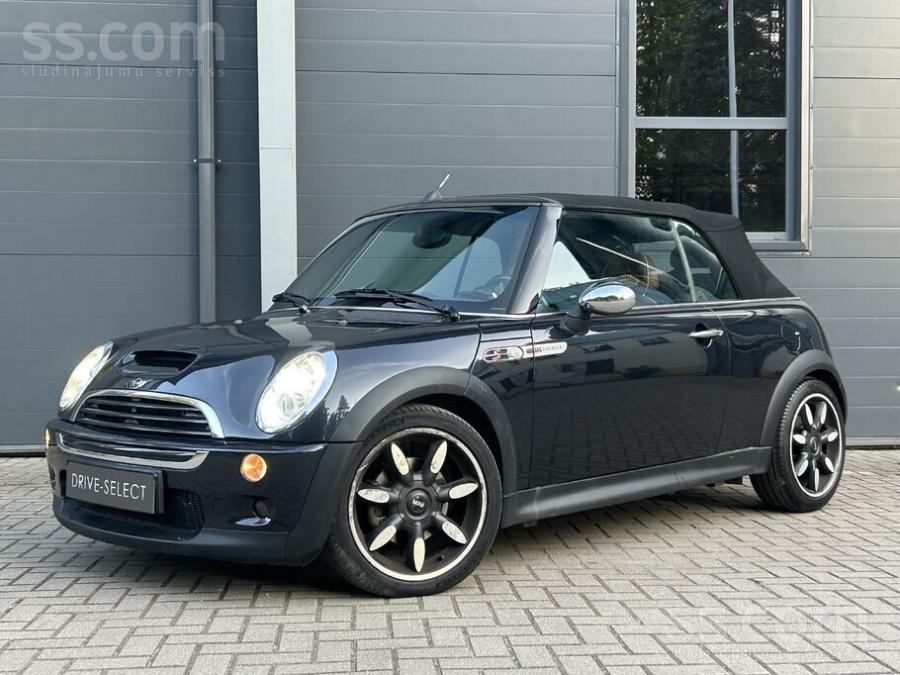 Blue MINI Cabrio 2008 in Talsi, with an engine capacity of 1.60 L and mileage of 155 thousand km for 6490 €, photo 14 on AUTOMOTO.COM.LV