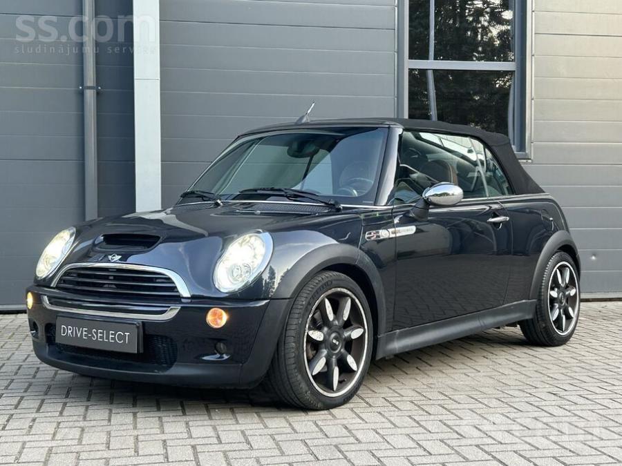 Blue MINI Cabrio 2008 in Talsi, with an engine capacity of 1.60 L and mileage of 155 thousand km for 6490 €, photo 15 on AUTOMOTO.COM.LV