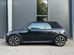 Blue MINI Cabrio 2008 in Talsi, with an engine capacity of 1.60 L and mileage of 155 thousand km for 6490 €, photo 16 on AUTOMOTO.COM.LV