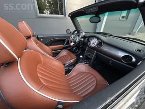 Blue MINI Cabrio 2008 in Talsi, with an engine capacity of 1.60 L and mileage of 155 thousand km for 6490 €, photo 25 on AUTOMOTO.COM.LV