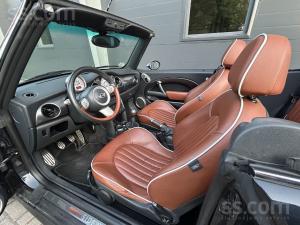 Blue MINI Cabrio 2008 in Talsi, with an engine capacity of 1.60 L and mileage of 155 thousand km for 6490 €, photo 26 on AUTOMOTO.COM.LV